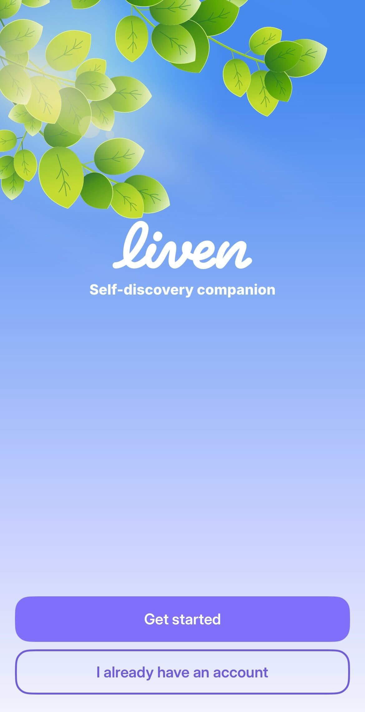 How Do I Log in to Liven? – Liven App | Self-discovery companion | Help ...