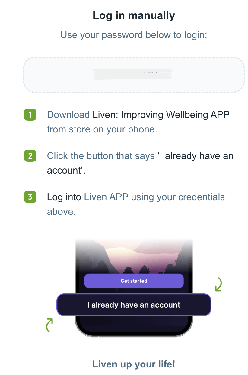 How Do I Log in to Liven? – Liven App | Self-discovery companion | Help ...